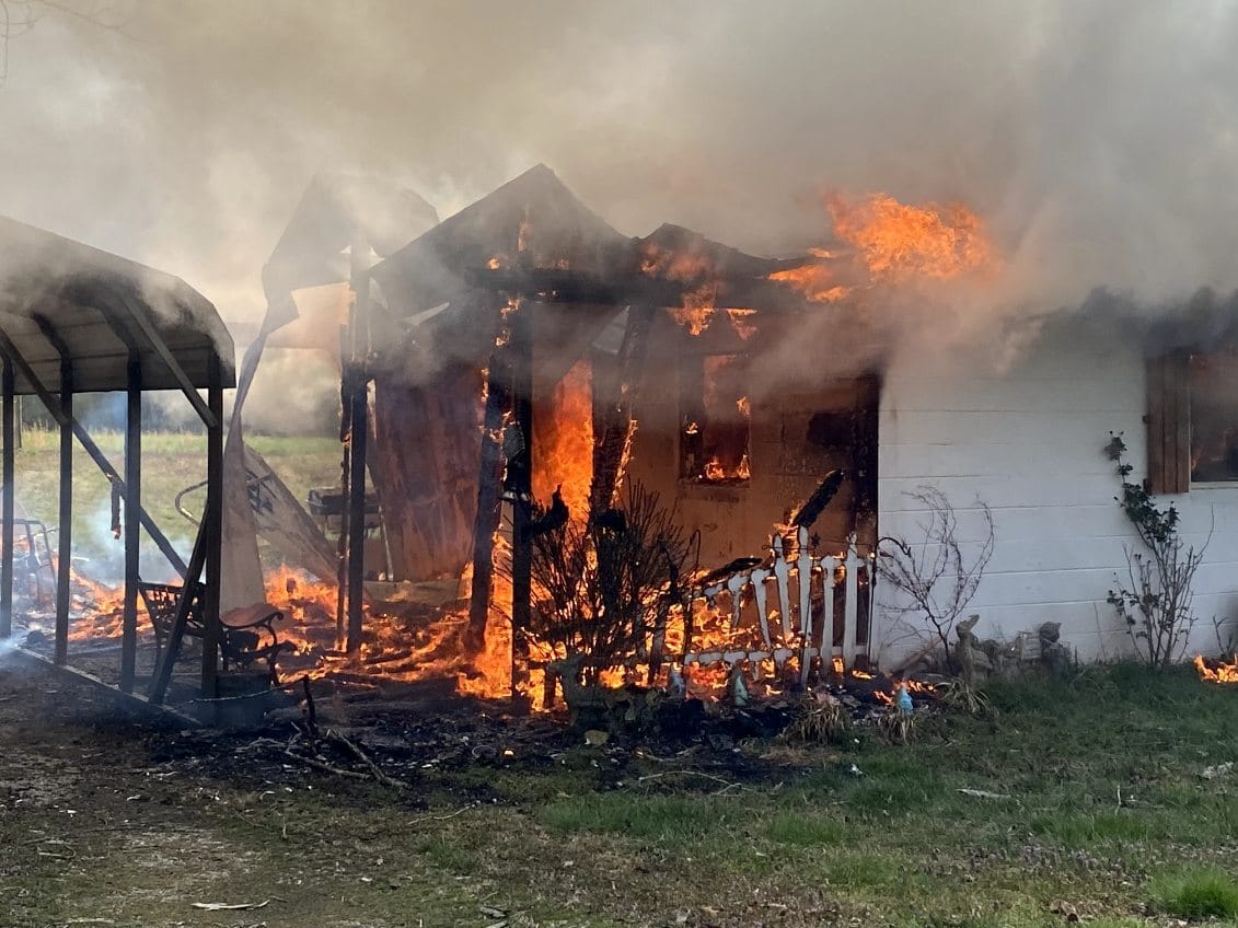 Fire strikes New Bildad home