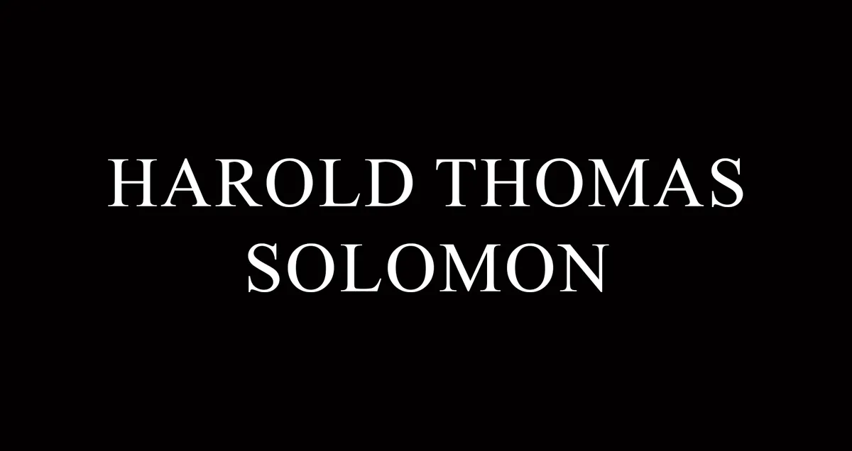 Harold Thomas Solomon, 86
