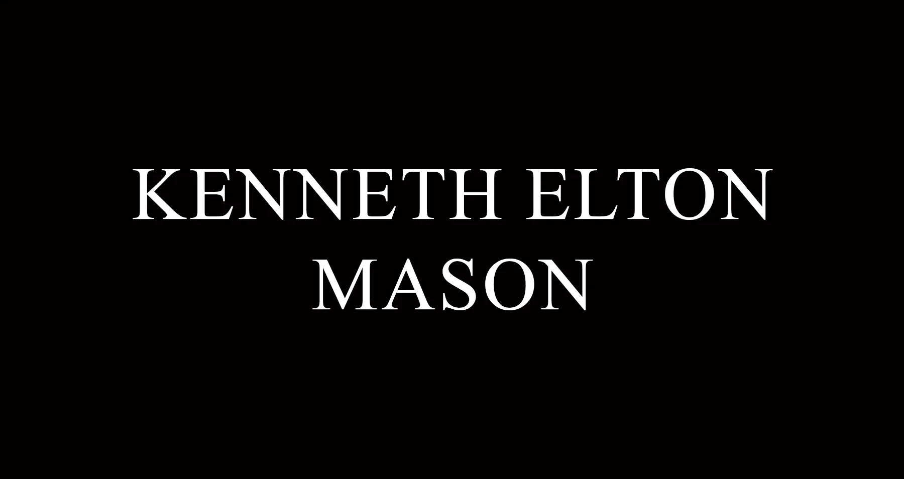 Kenneth Elton Mason