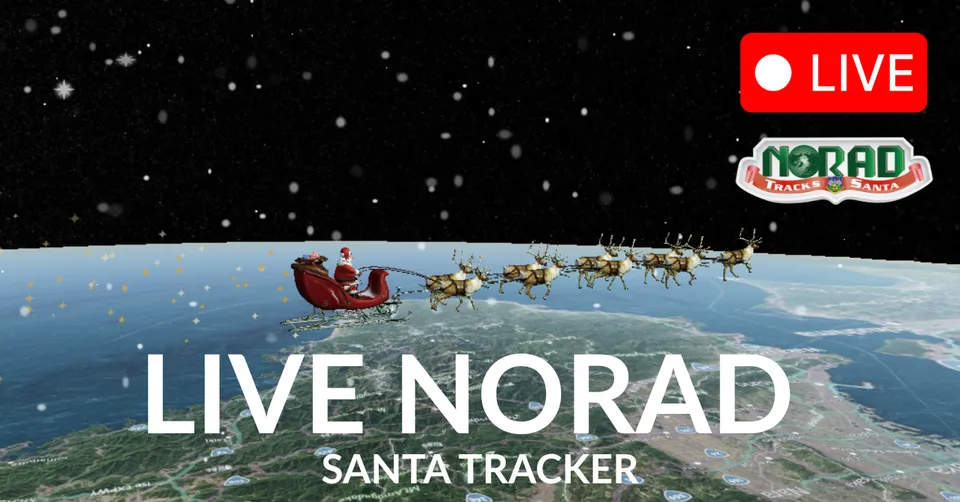 LIVE SANTA TRACKER: NORAD Marks 70 Years of Tracking Santa’s Christmas ...